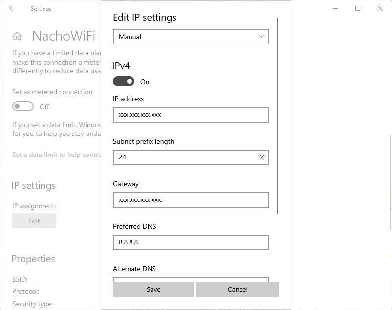 Setting a static IP in Windows 10 - homelab101