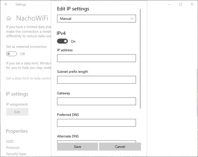 Setting a static IP in Windows 10 - homelab101